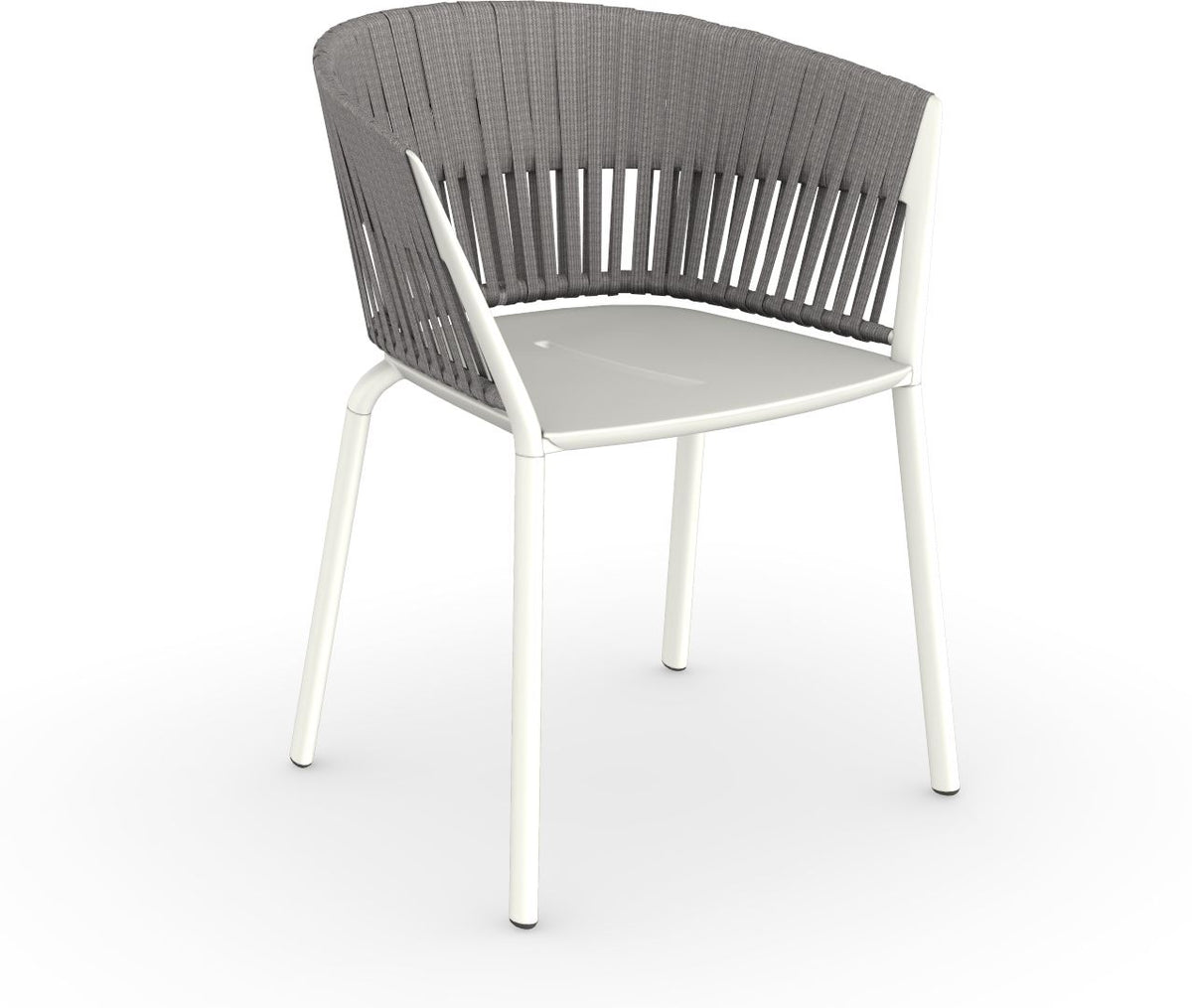 Fast Ria Fauteuil repas avec dossier Tressage cordes complet, coussin ...