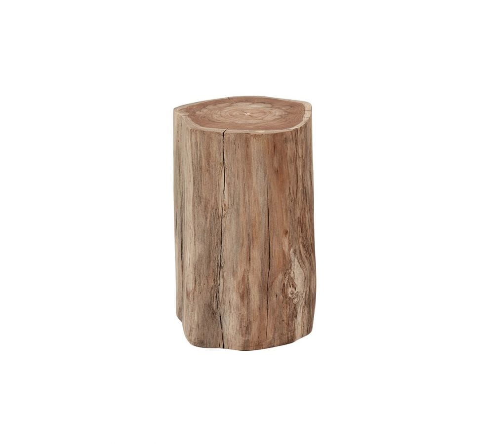 Gloster RAW Log Stool / Side Table Teak- Tronc d'arbre Ø20-35cm h:44 ...