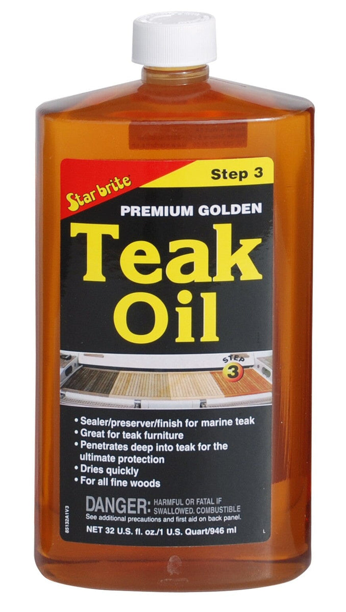 Starbrite Premium Golden Teak Oil, Huile de Teck, Step 3 – Jardin ...