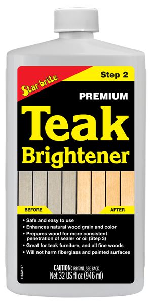 Starbrite Premium Teak Brightener, Renovateur pour Teck, Step 2 ...